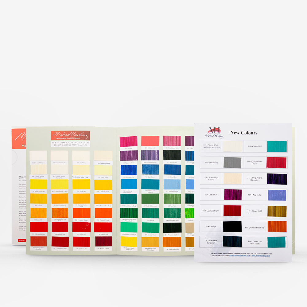 Michael Harding : Hand Painted Colour Chart