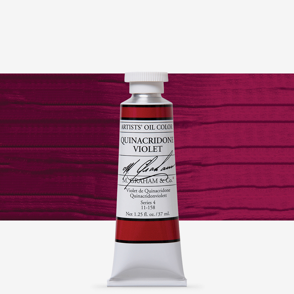 M. Graham : Artists' Oil Paint : 37ml : Quinacridone Violet