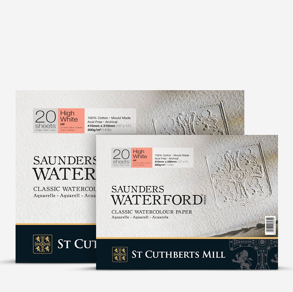 Saunders Waterford Watercolour Paper Blocks 300gsm