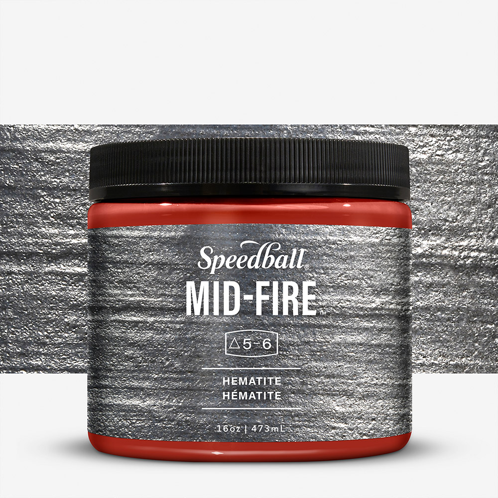 Speedball : Mid-Fire Glaze : 473ml : Hematite