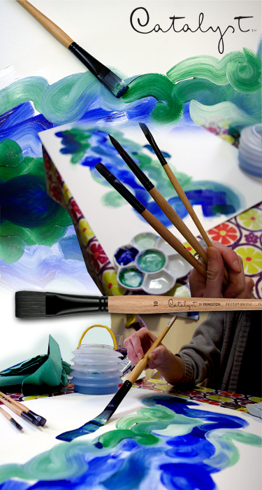 Princeton Catalyst Polytip brushes - Lawrence Art Supplies UK