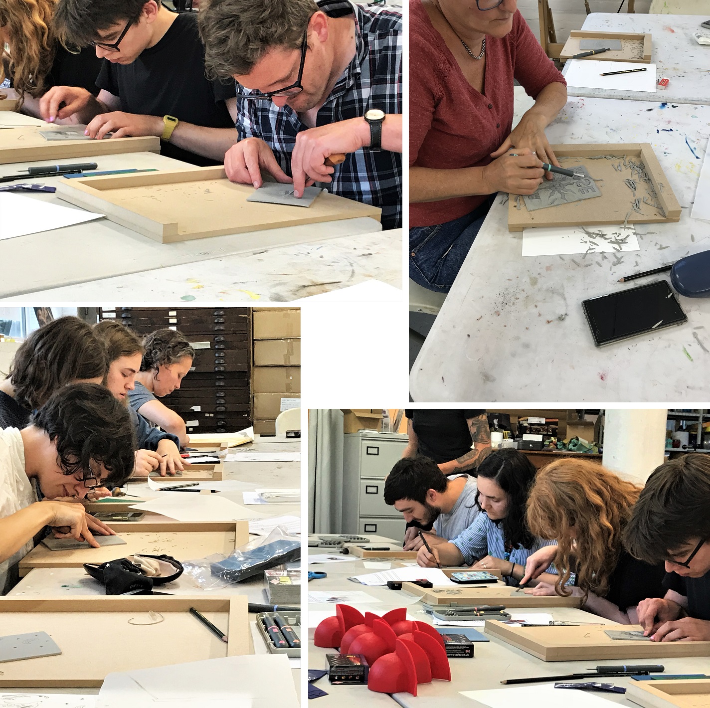 Lawrence Printmaking Demo with Georgia Flowers - Lawrence Art Supplies UK