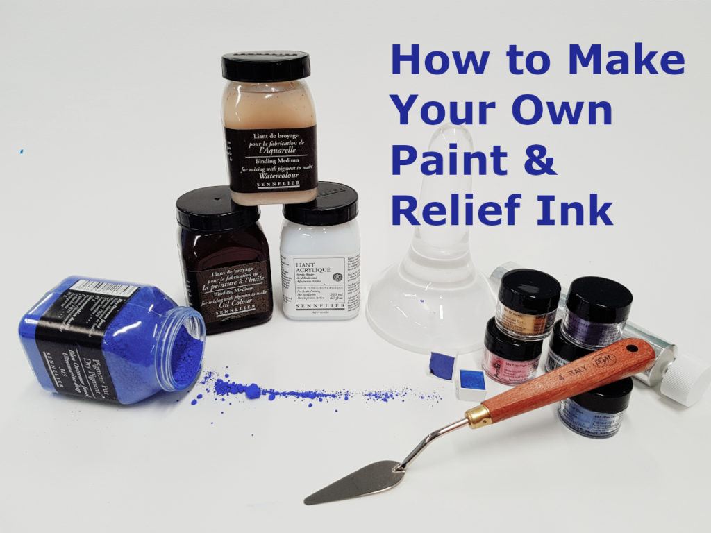 How to Make your Own Paint & Relief Ink - Lawrence Art Supplies UK