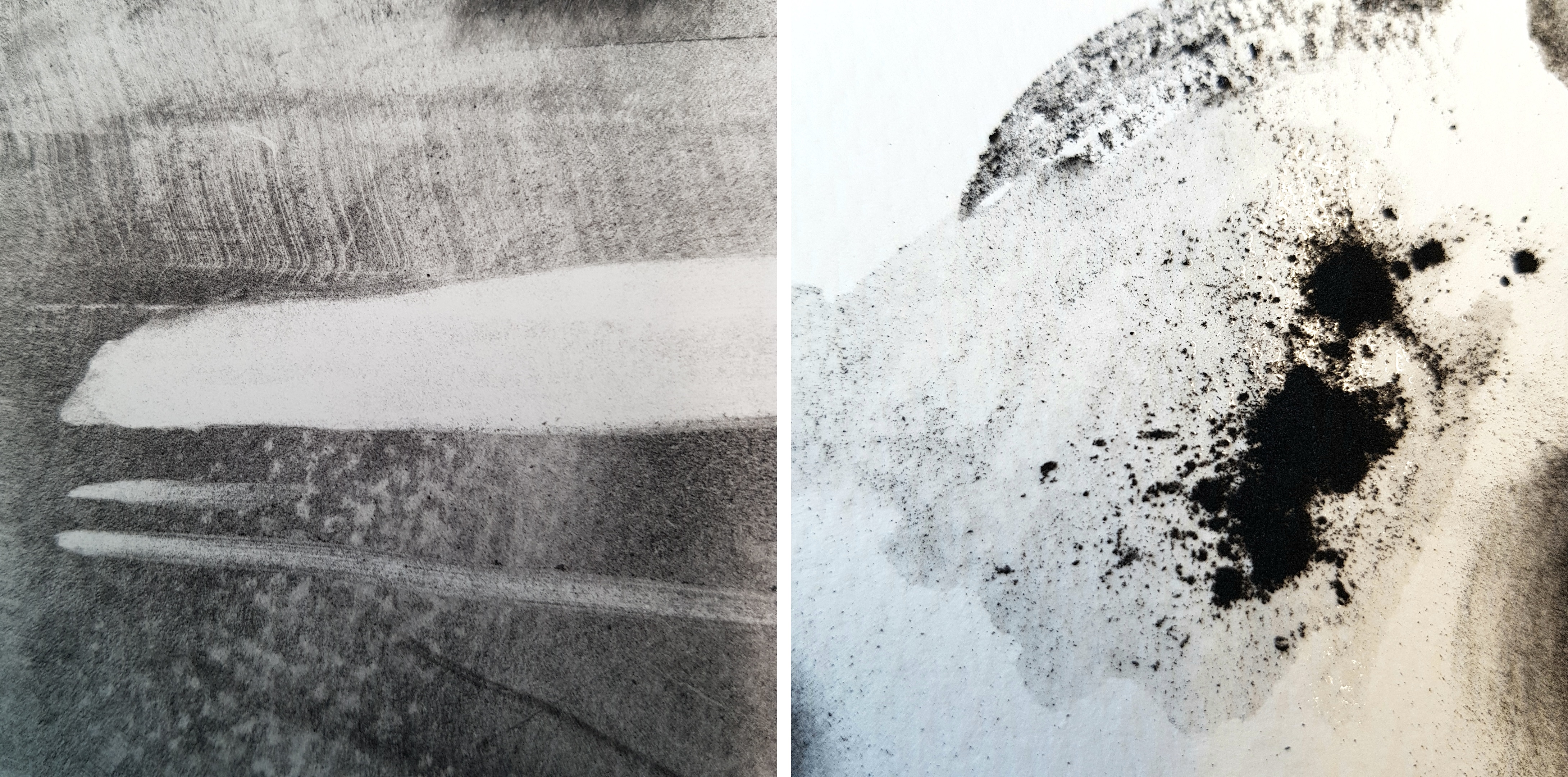 Testing Nitram Powdered & Liquid Charcoals - Lawrence Art Supplies UK